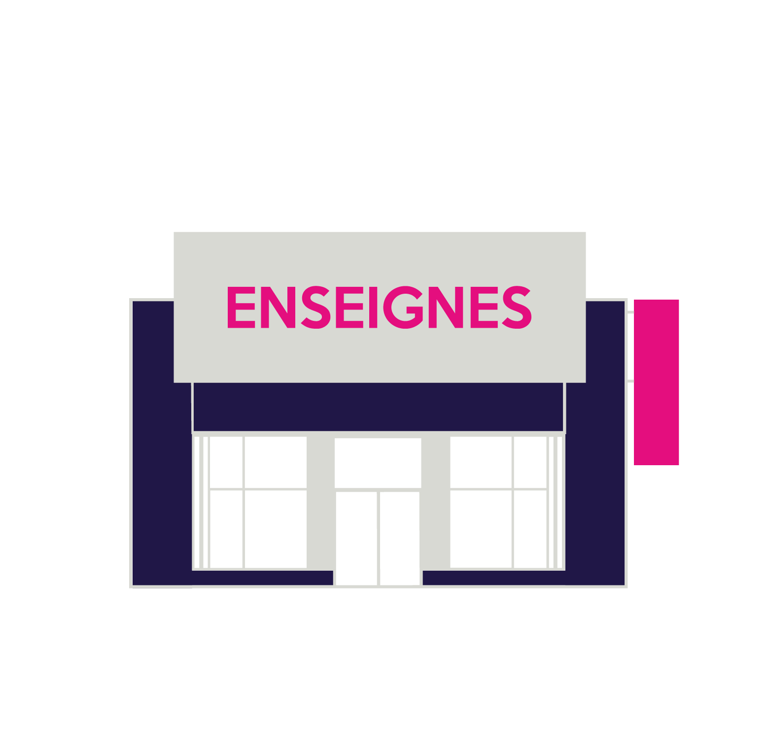 Nos savoir-faire : enseignes lumineuses, panneaux signalétiques,...